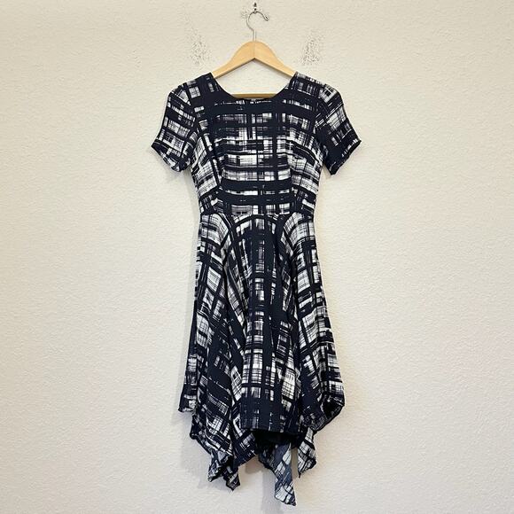 Corey Lynn Calter | Dresses | Corey Lynn Calter Painted Plaid Dress ...